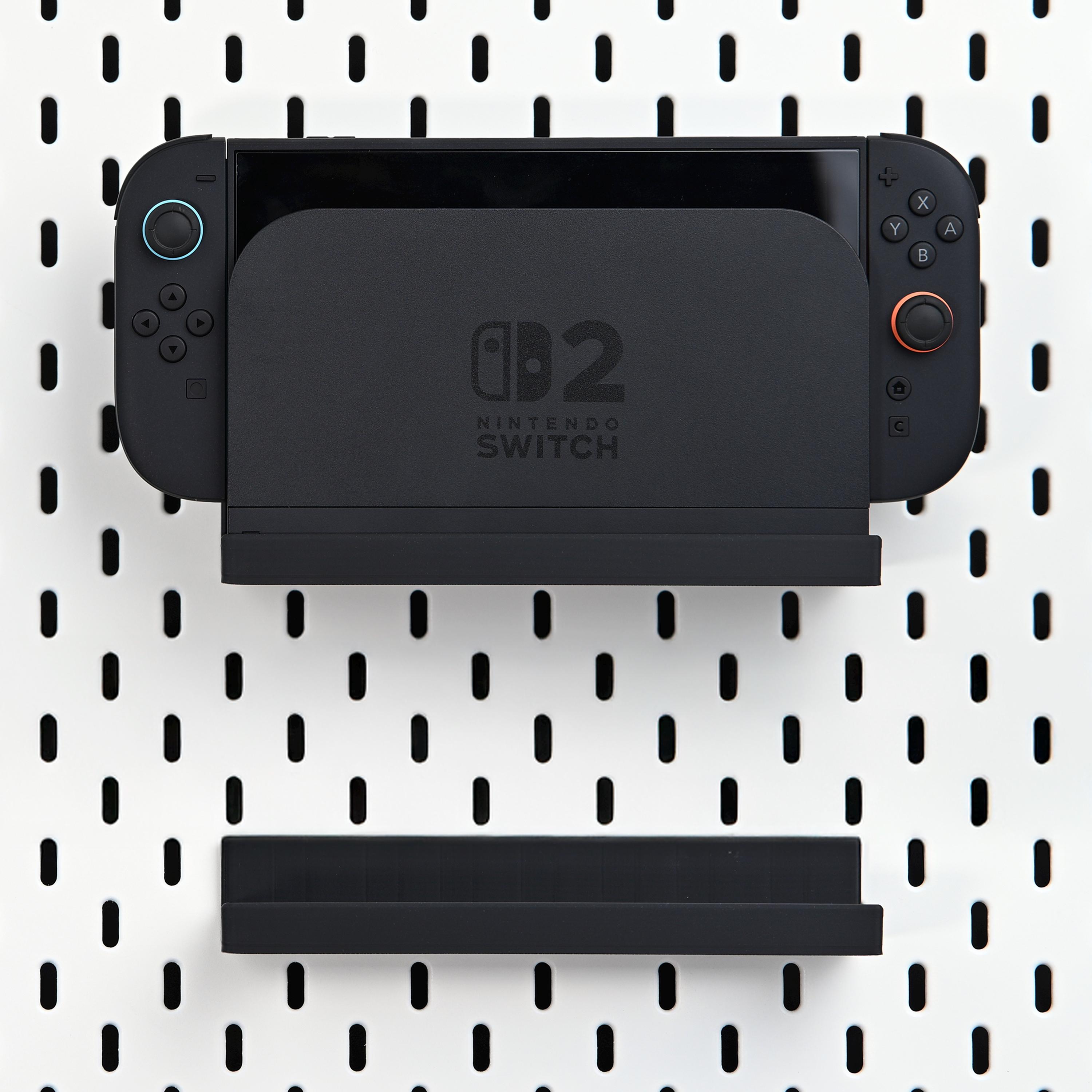 Nintendo Switch 2 Pegboard Organizer for IKEA SKADIS or 1/4'' Pegboard ...