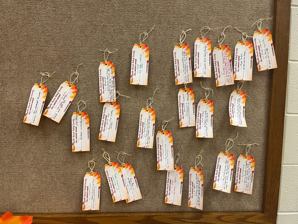 Fall Gratitude Gift Tag Cards | Thanksgiving Blessing Tree Favors - Etsy