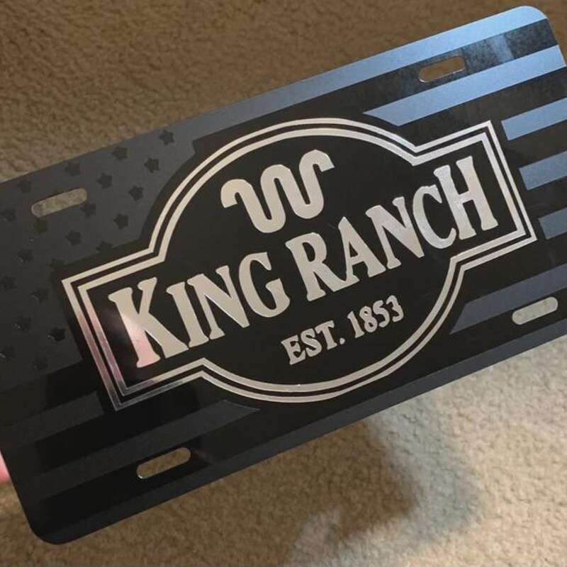 King Ranch License Plate - Etsy