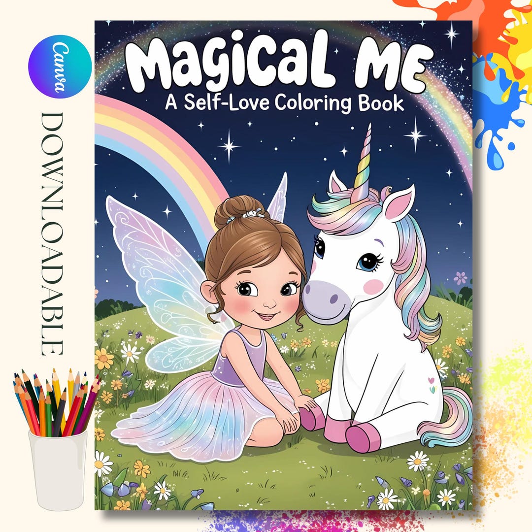 Magical Me! A Self-love Coloring Book for Kids - Etsy Australia