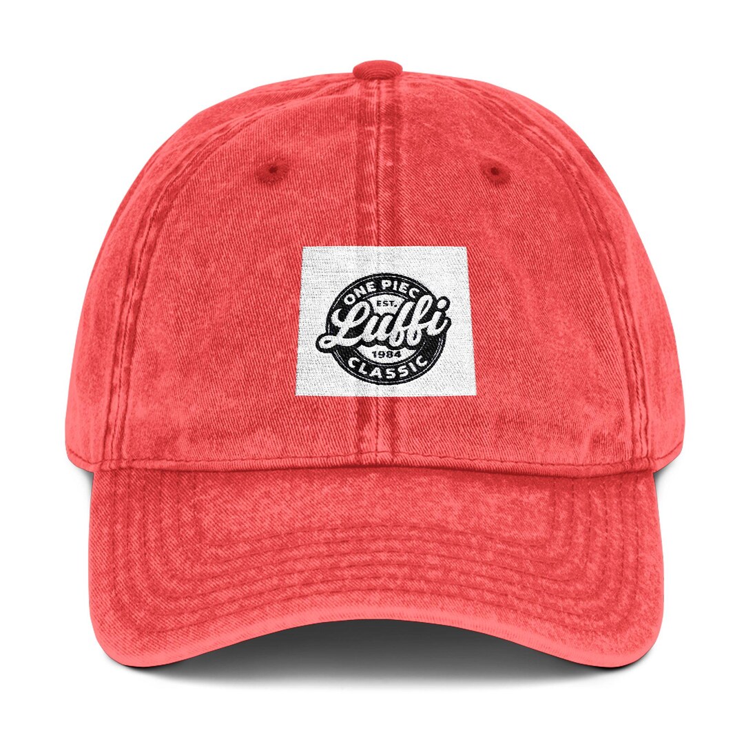Vintage One Piece Luffy Cap, Embroidered Hat for Anime Fans, Casual ...