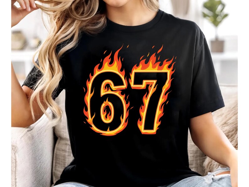 67 Six Seven Meme Shirt, Gen Alpha Slang, 67th Birthday Shirt ,funny 67 ...
