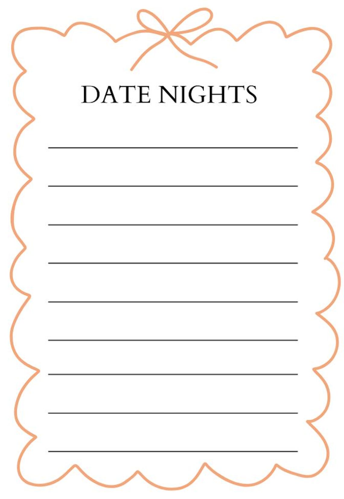 Wedding Guest Cards Printable Bundle. Advice, Wishes, Date Night Ideas ...