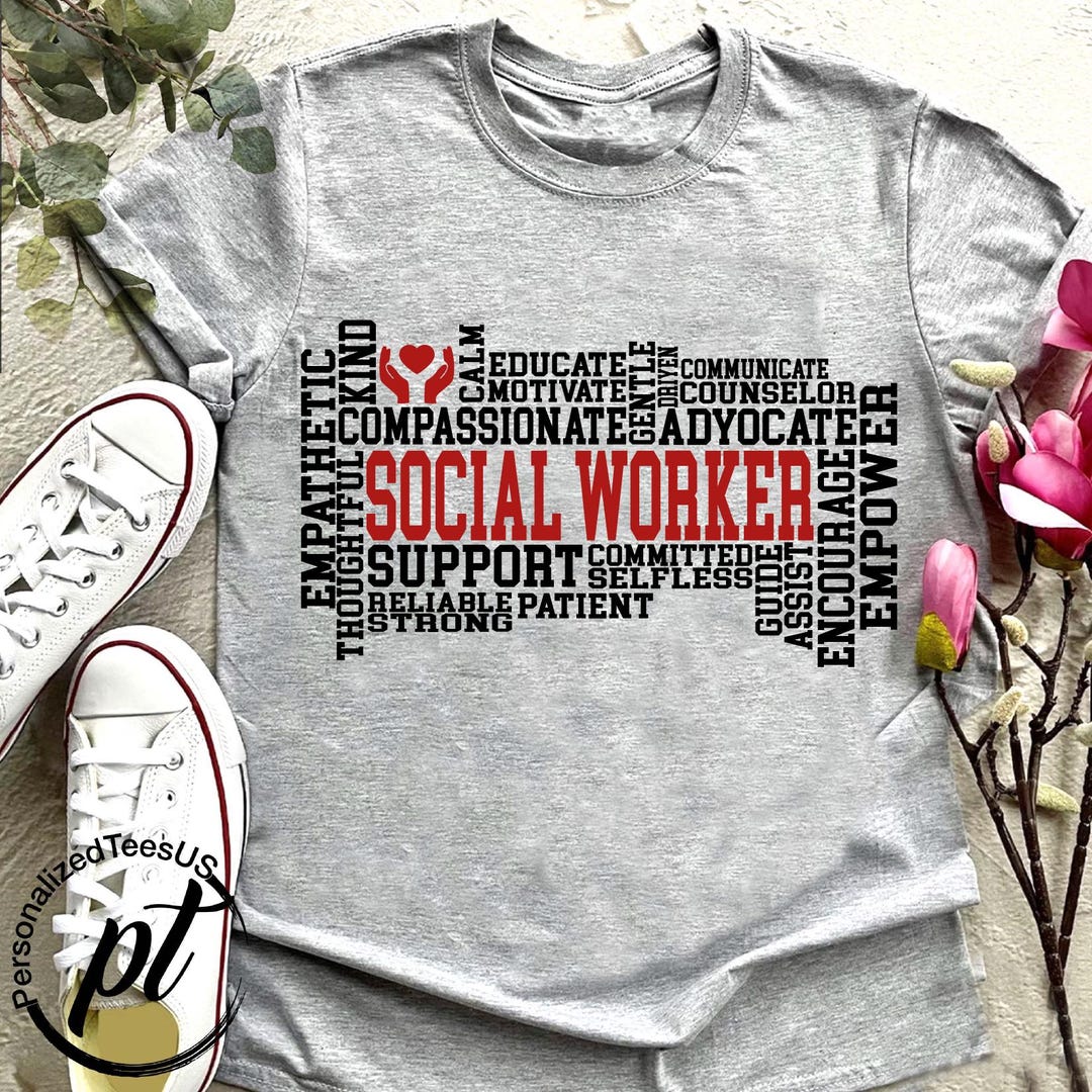 Social Worker Apprecitation Shirt,social Worker Tee, School Social ...