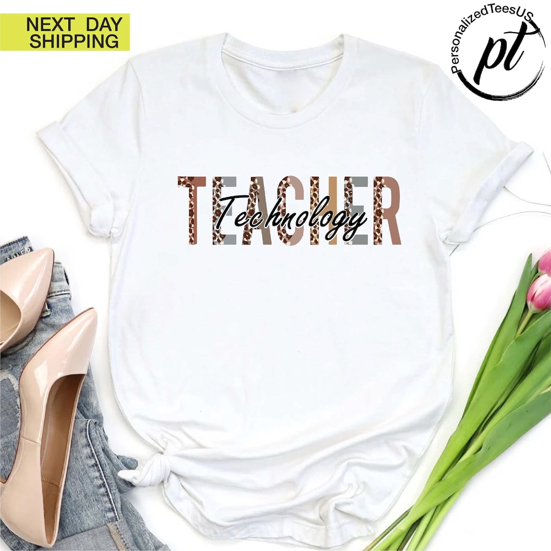 Technology Teacher Shirt,women's Teacher Tee,first Day of School,back ...