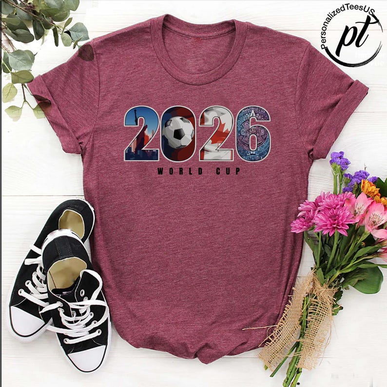 World Cup 2026 Nations Soccer T-shirt, Soccer Fan Shirt, United States ...