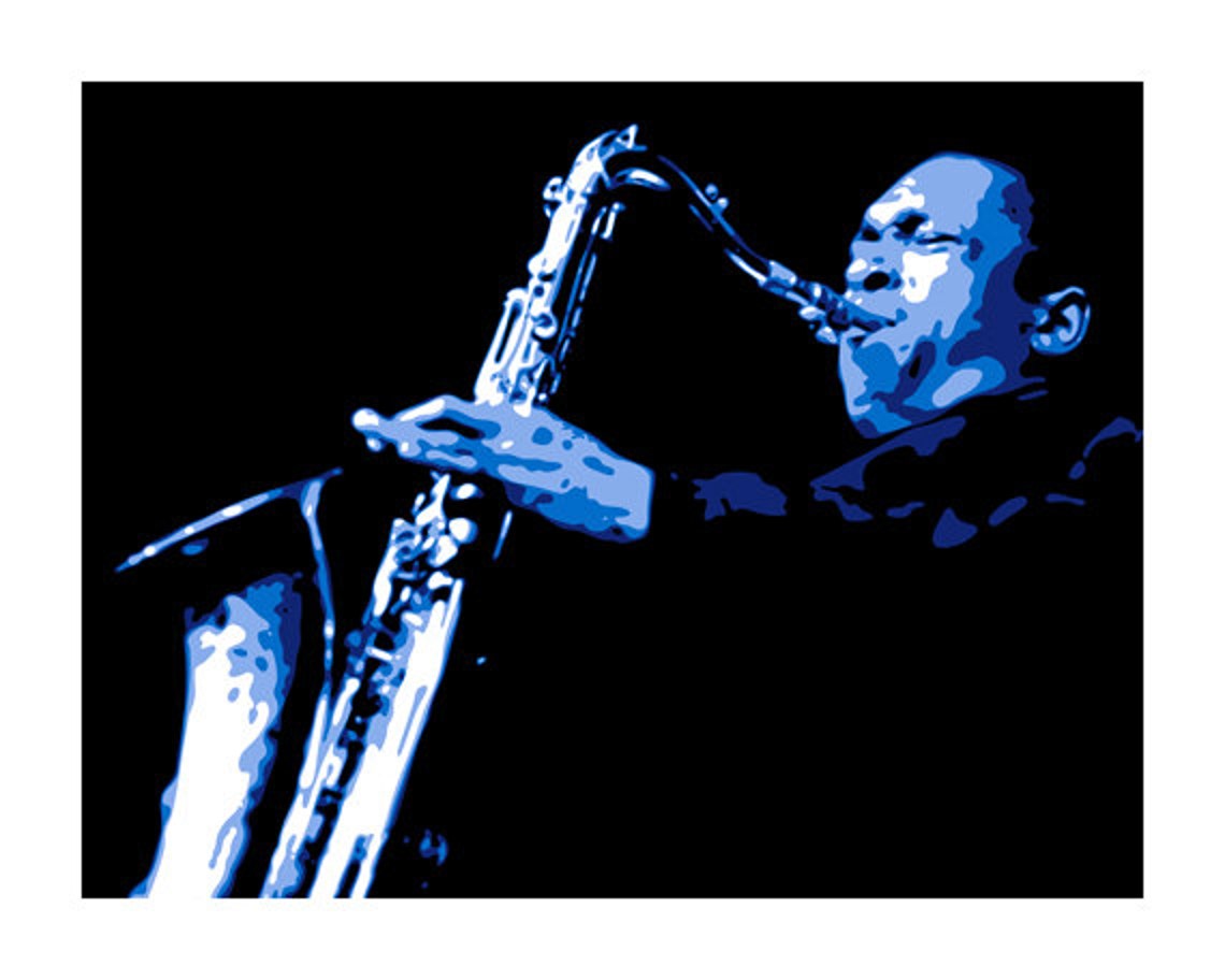 John Coltrane Print Pop Art Poster 8x10 Giclee Pop Art - Etsy