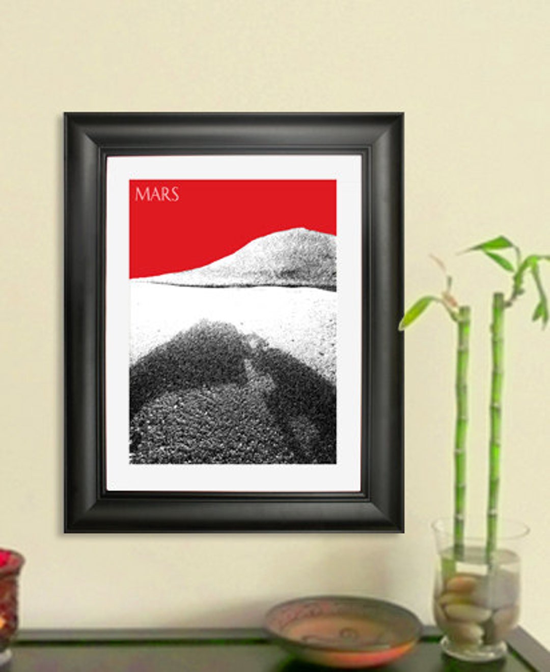 Mars Skyline Poster NASA Curiosity Rover the Planet Mars - Etsy