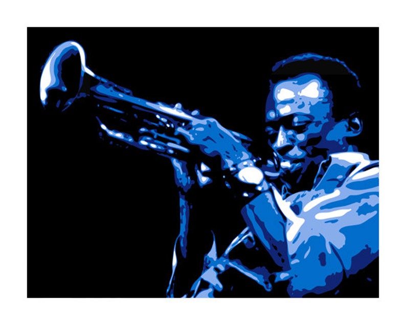 Miles Davis Print Pop Art Poster 8x10 Giclee Pop Art - Etsy