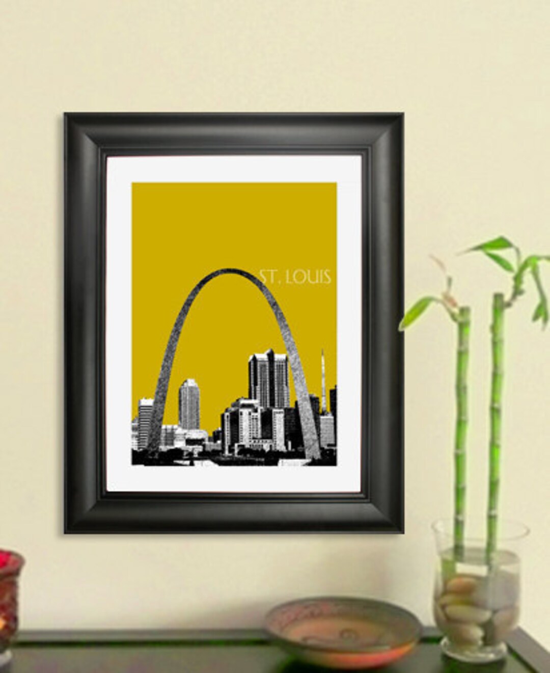 St. Louis Skyline Gateway Arch Poster St. Louis Art Print - Etsy