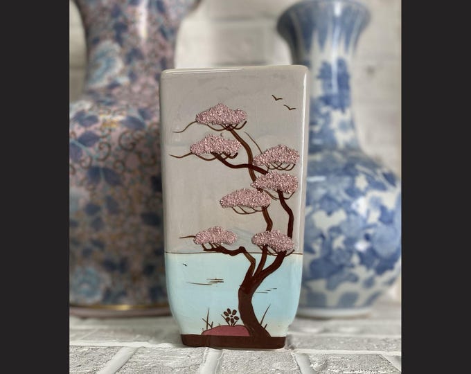 Vtg WEIL WARE Ming Tree or Torrey Pine Planter Vase California Pottery ...
