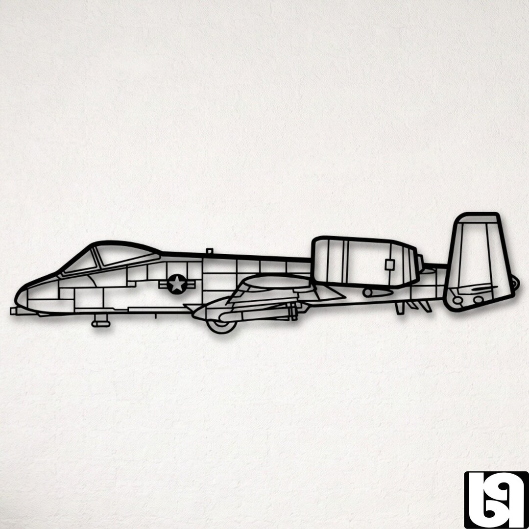 A-10 Thunderbolt II Metal Wall Art – Military Aviation Decor - Etsy ...