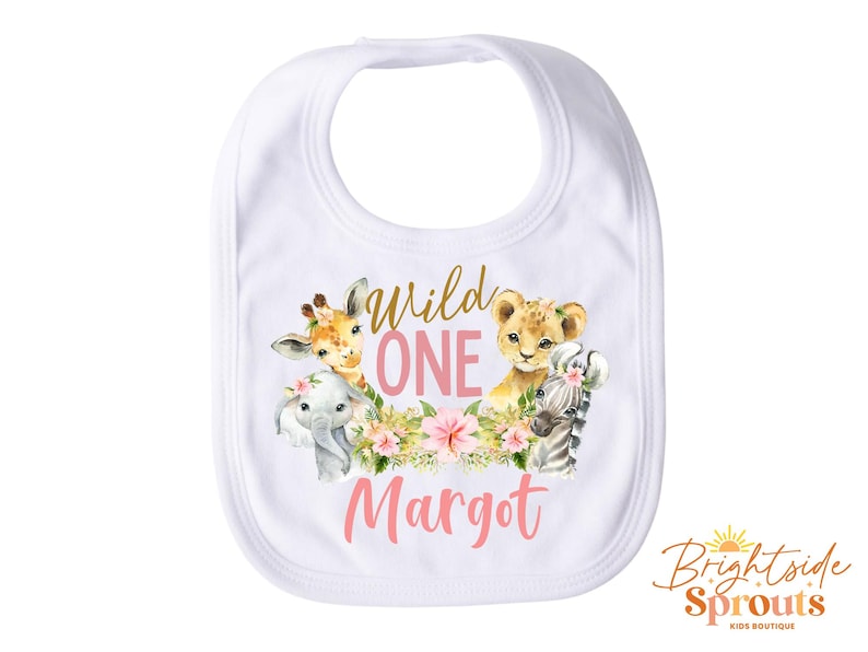 Wild One First Birthday Shirt, Personalized Girls Birthday T Shirt ...