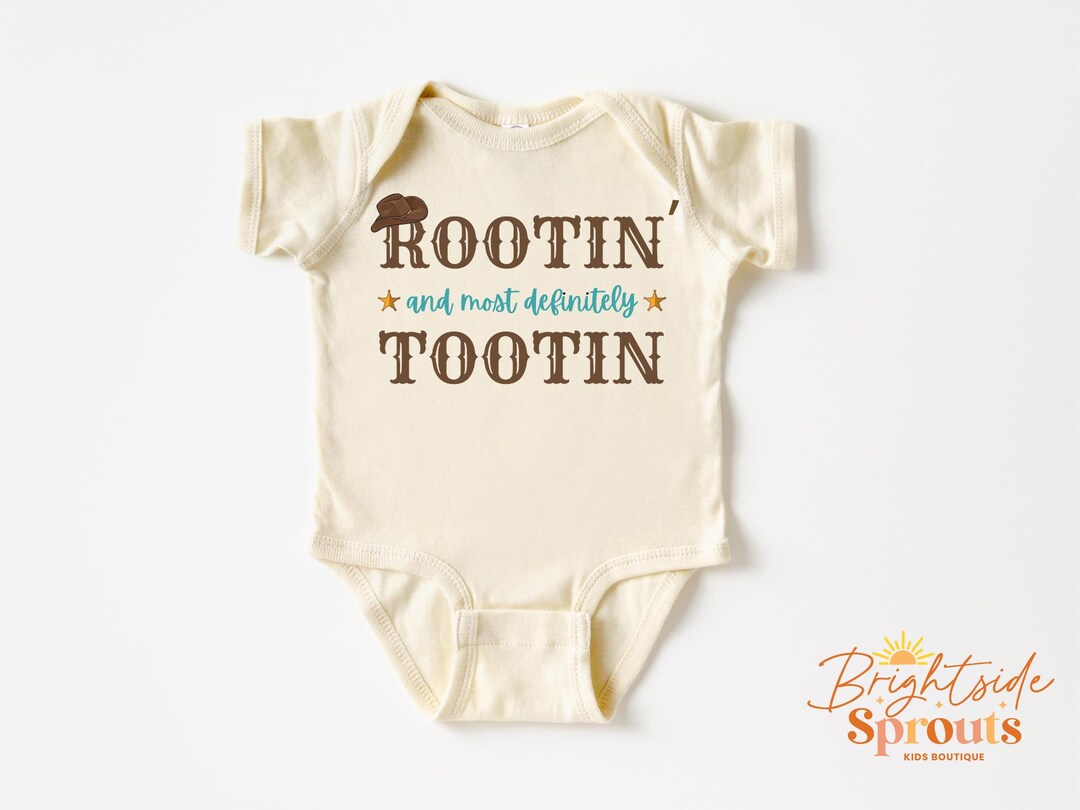 Rootin and Most Definitely Tootin Baby Onesie® Western Toddler Shirt ...