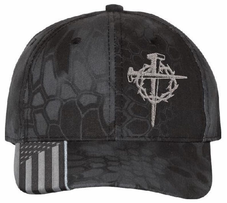 Jesus Cross With Crown Embroidered Adjustable Christ Jesus Hat - Casual ...