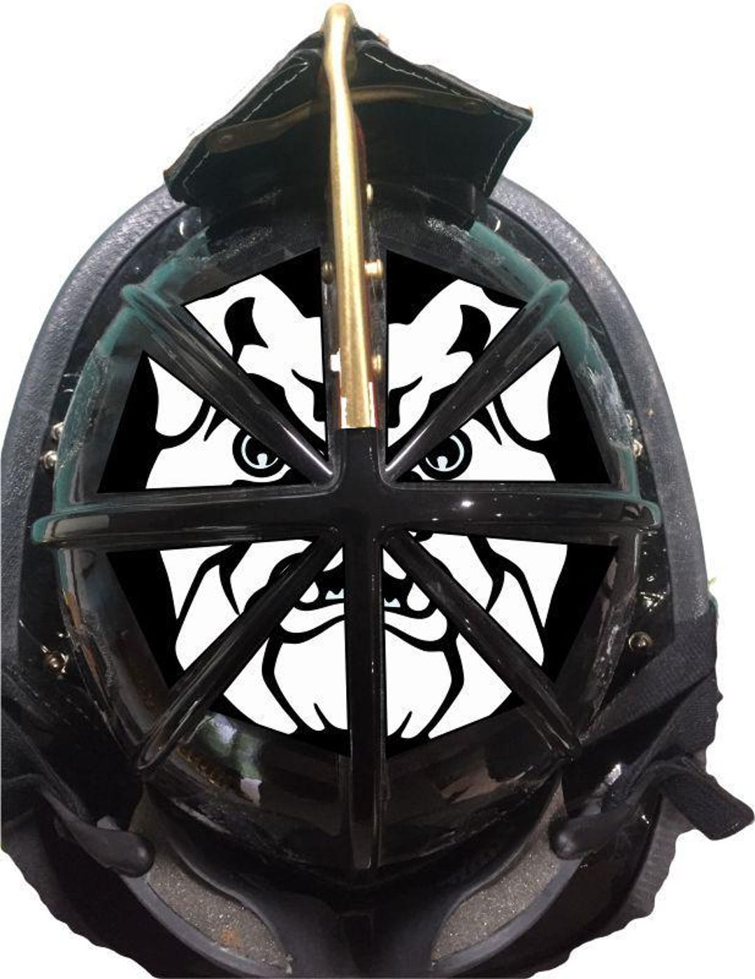 Firefighter Decal Firefighter Sticker Firefighter Helmet Flag 8 Section ...