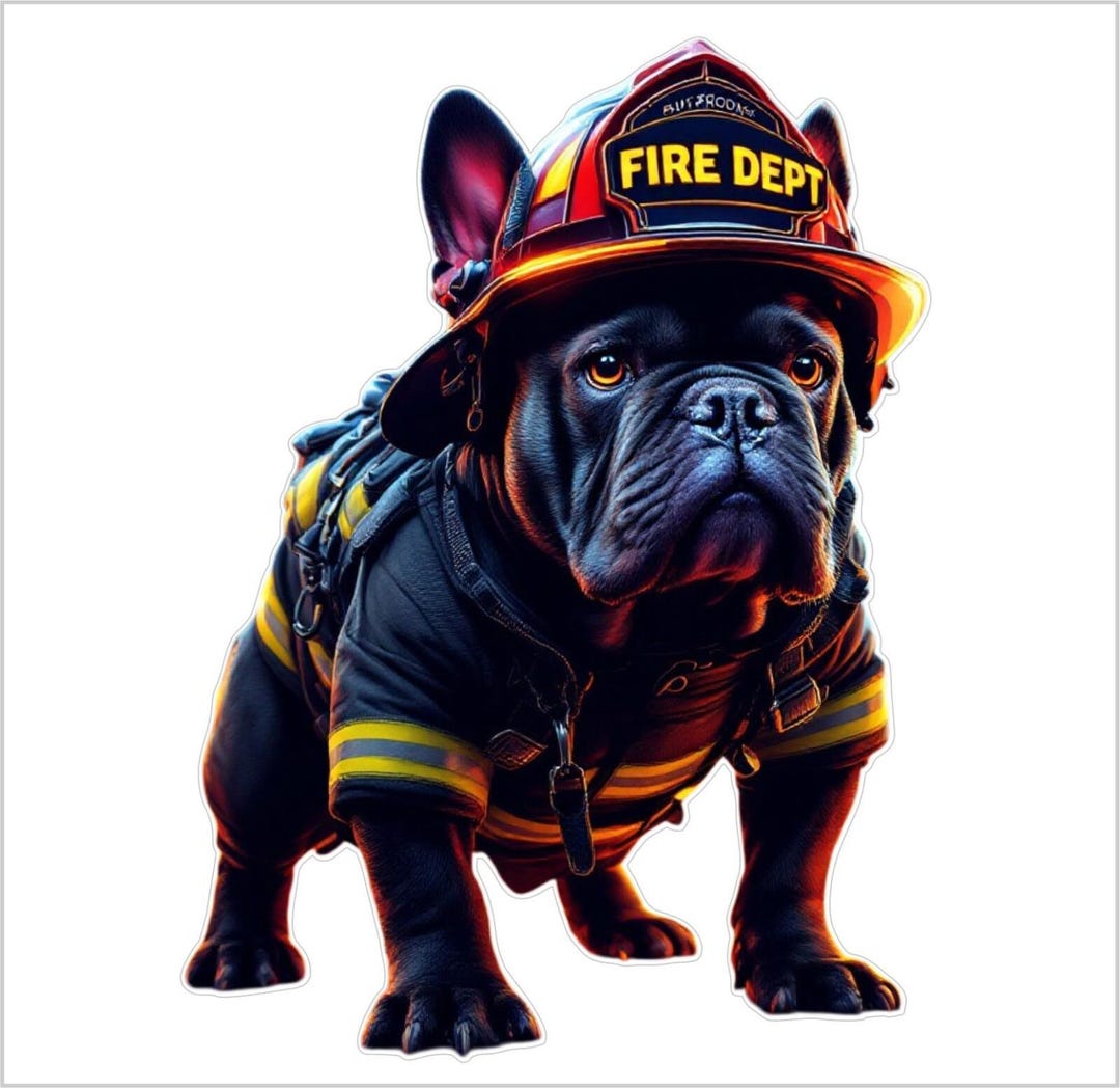 Firefighter Decal Firefighter Sticker Firefighter Fire Department Fire ...