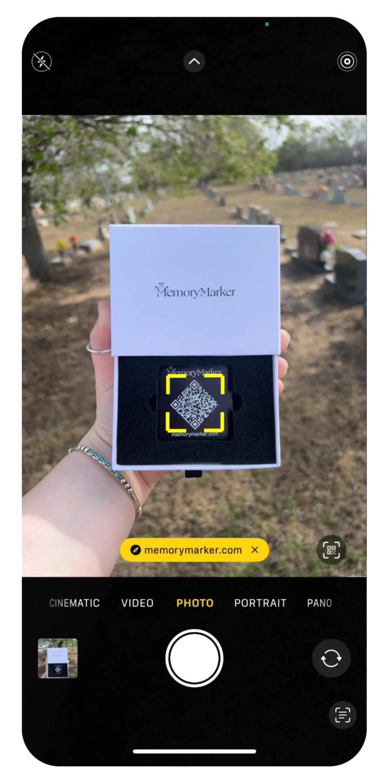 Memory Marker – QR Code Medallion for Headstones With Memorial Tribute ...