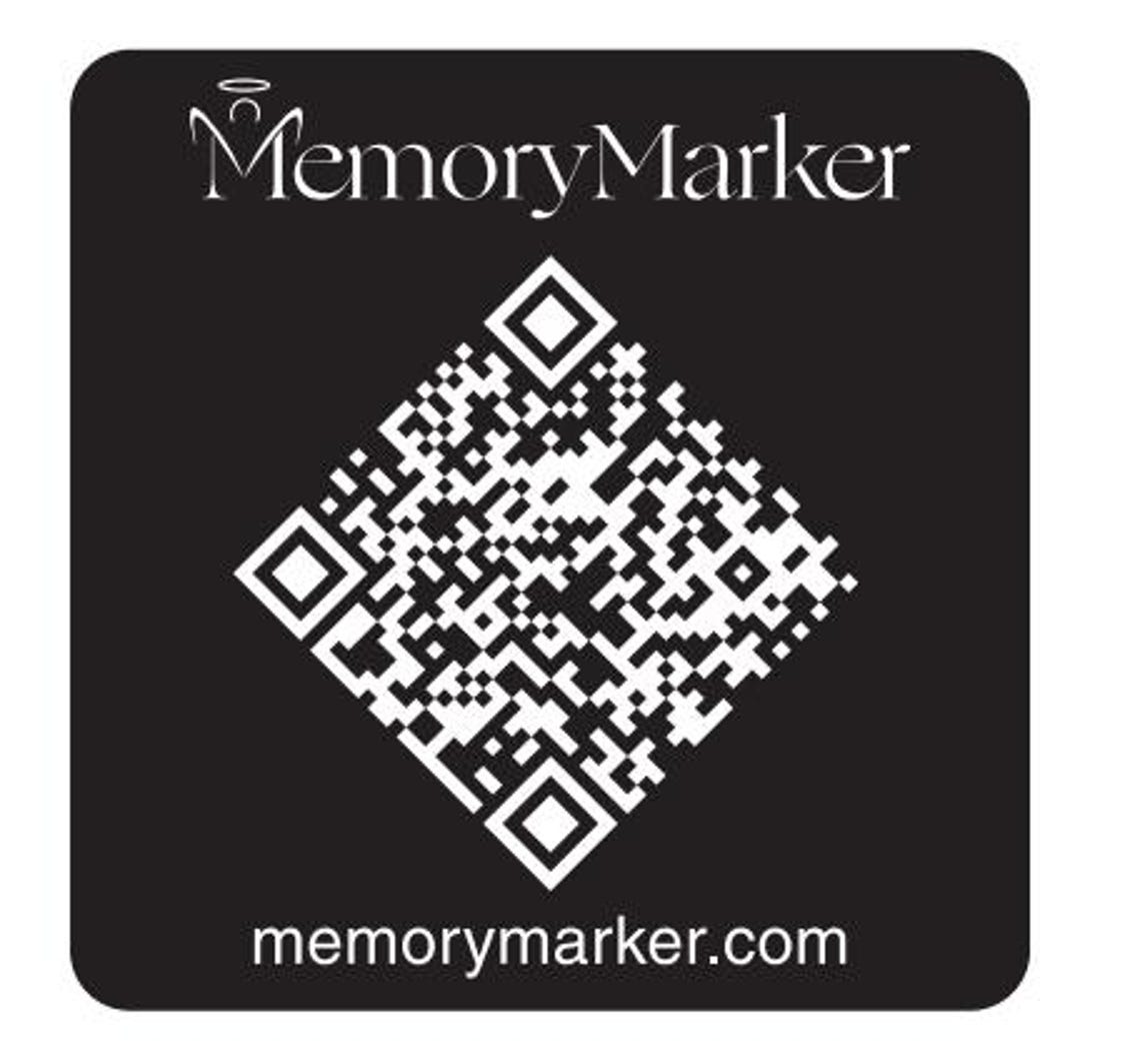 Memory Marker – QR Code Medallion for Headstones With Memorial Tribute ...