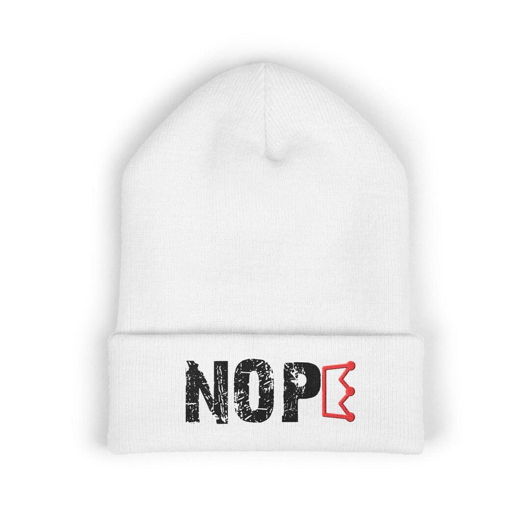 NOPE No Kings Beanie Graphic , No Kings Movement - Etsy