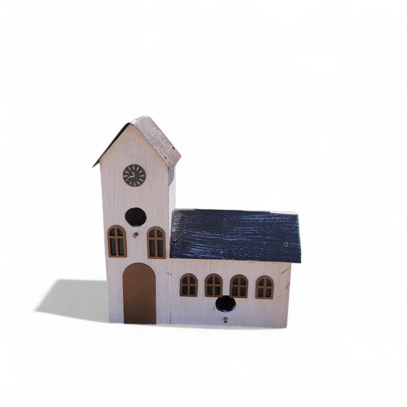 14" Wooden Birdhouse Handmade Rustic Farm, Barn, Ranch, Home Decor - Etsy