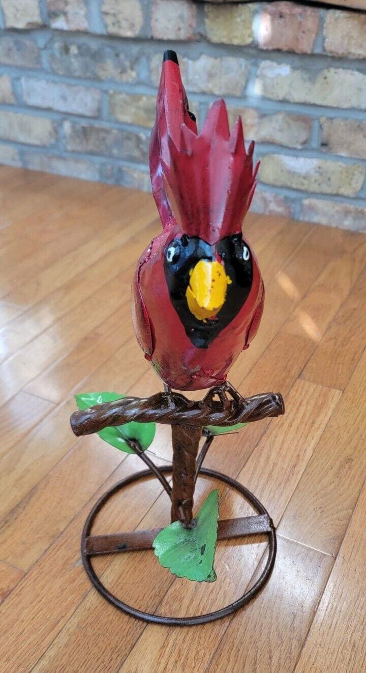 Metal Art Cardinal Home Garden Decor - Etsy