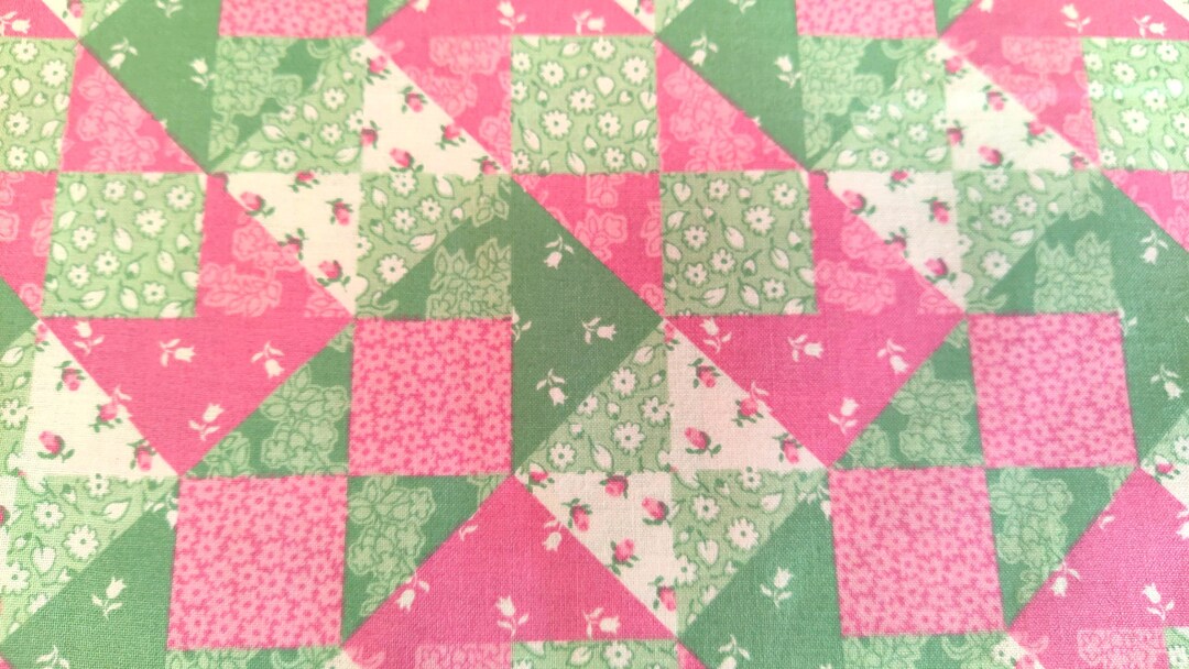 Raven Chase Quilting Fabric Calico Patchwork Flowers Roses by Joan Pace Baker BTY - Etsy