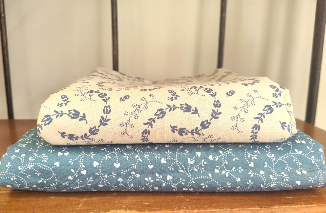 Vintage Calico Fabrics Reproduction Quilting Fabrics 2 Yards COLONIAL ...