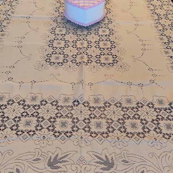 Lace Tablecloth - Etsy