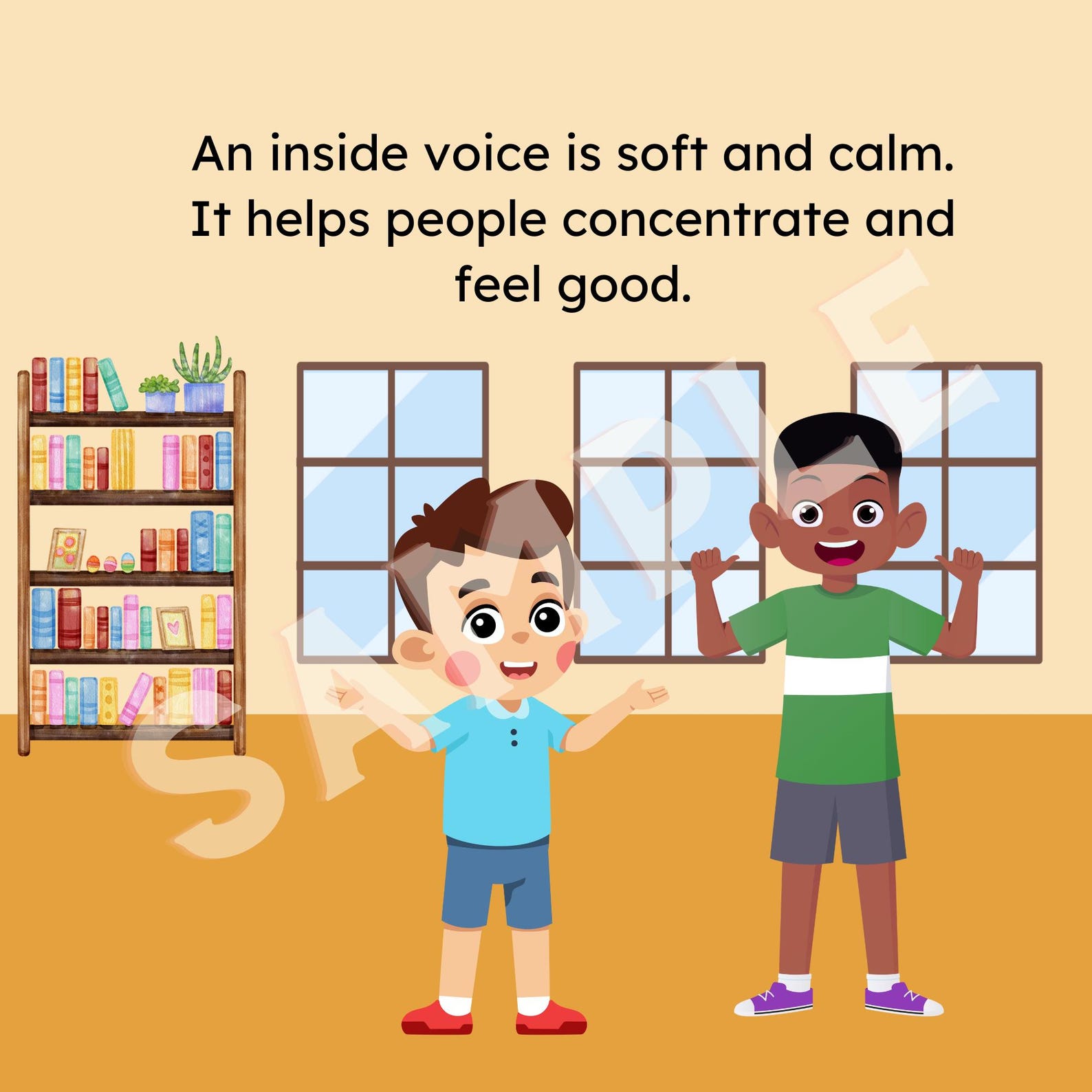Inside Voice Social Story: Volume Control, SEL Tool (printable PDF ...