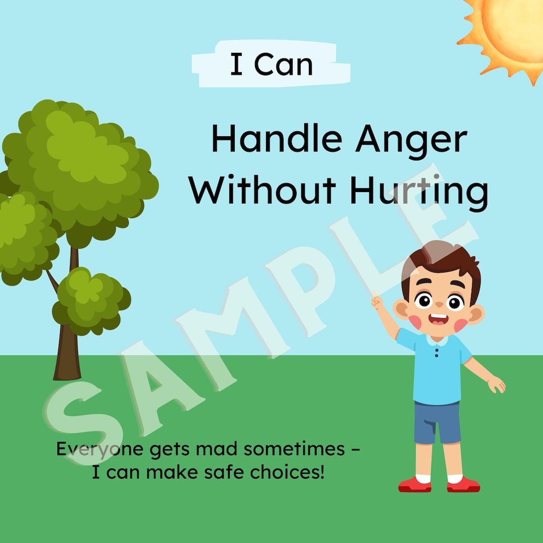 Anger Management Social Story: Emotional Regulation Skills (PDF ...
