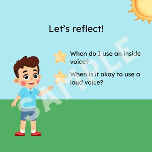 Inside Voice Social Story: Volume Control, SEL Tool (printable PDF ...