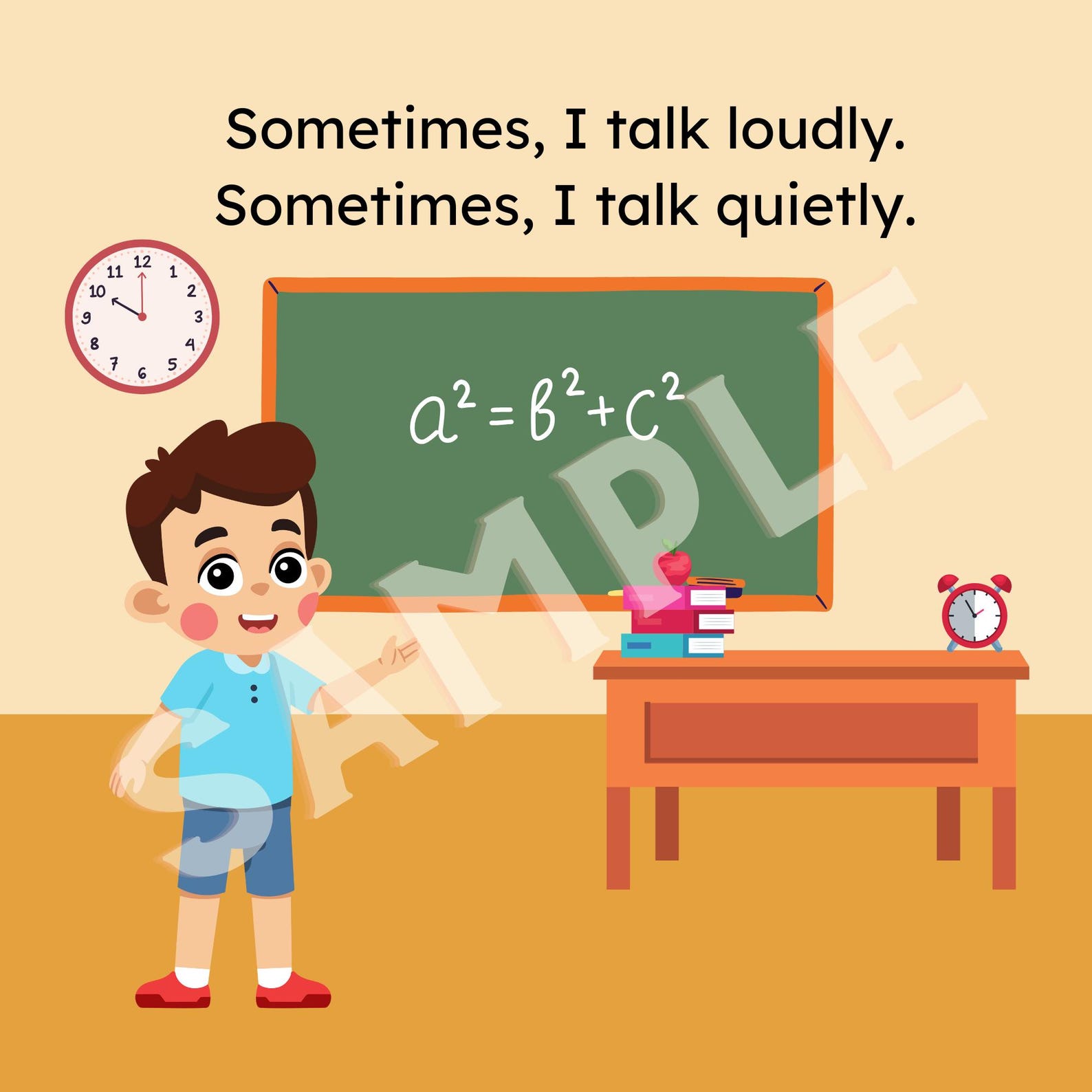 Inside Voice Social Story: Volume Control, SEL Tool (printable PDF ...