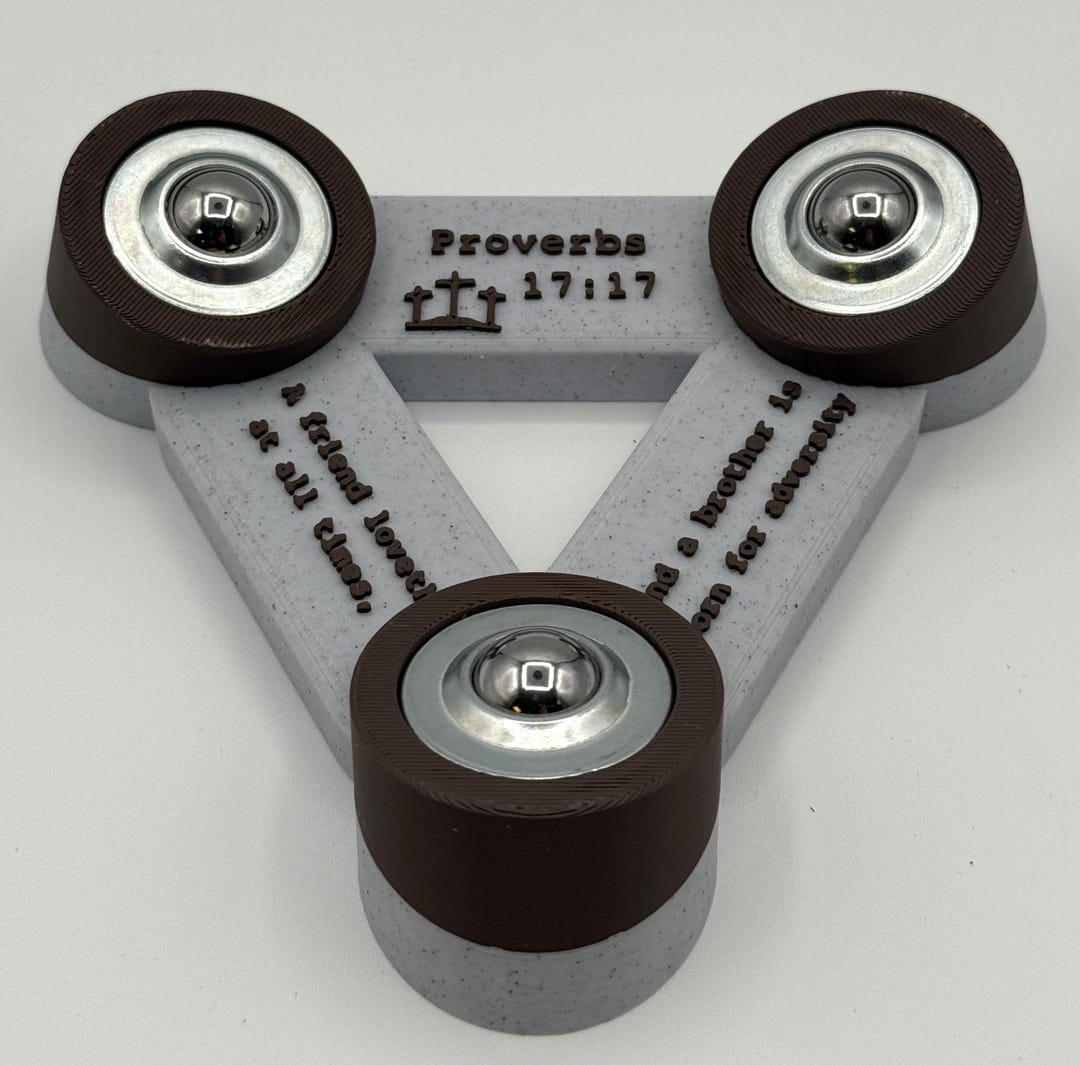 Custom Bowling Ball Spinner Display Holder – Proverbs 17:17 Bible Verse ...