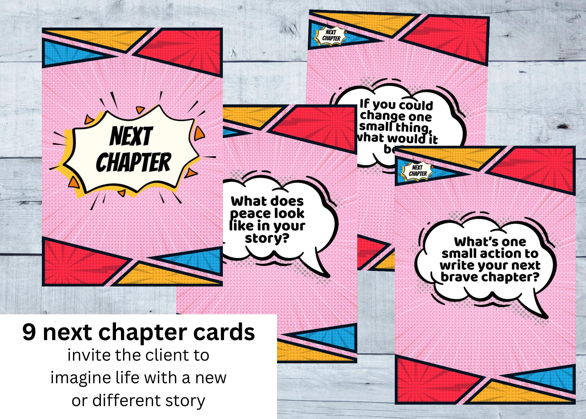Narrative Therapy Story Cards – Superhero Theme | Over 50 Printable ...