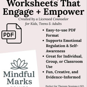 Impulse Control Journal Prompts for Teens | Cbt-inspired Printable for ...