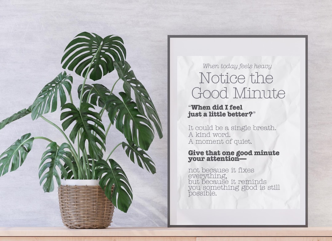 Mindfulness Therapy Wall Art – Set of 4 Printable CBT Quotes | 8x10 ...