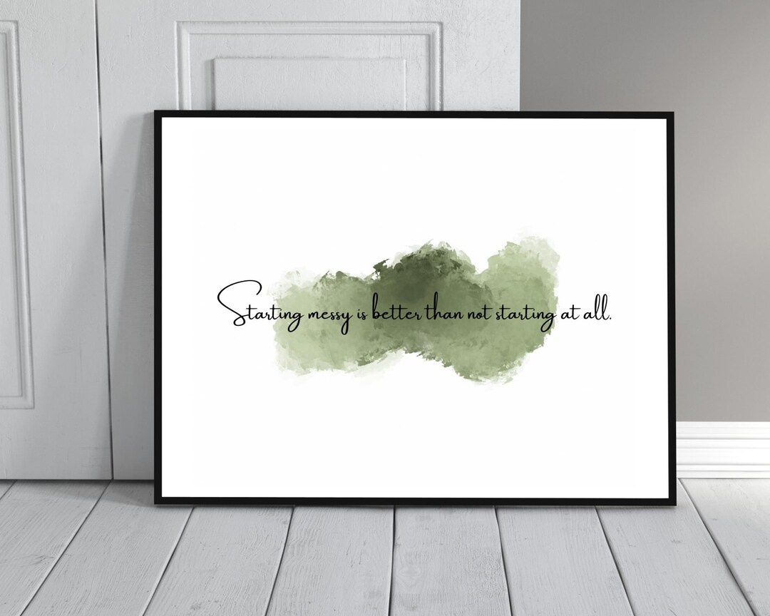 Watercolor Affirmation Art Print | Positive Quote Wall Decor | Instant ...