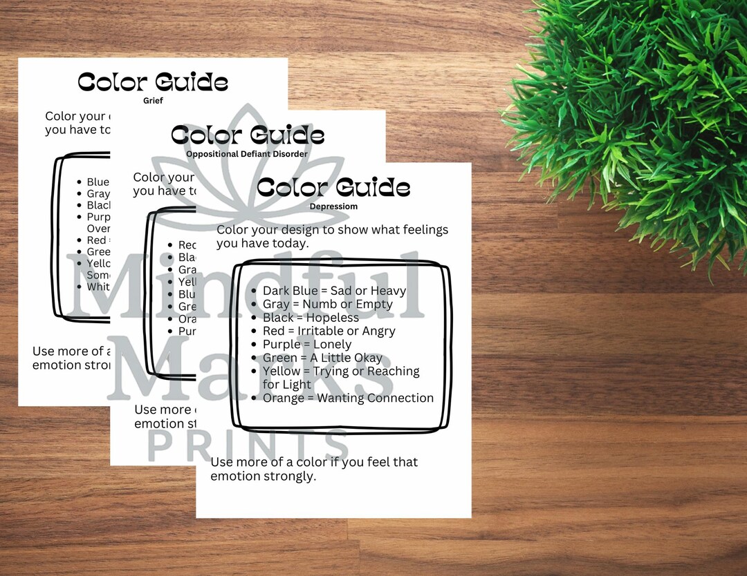 Color My Feelings™ Kids Pack | Therapy Coloring Pages for Emotions ...