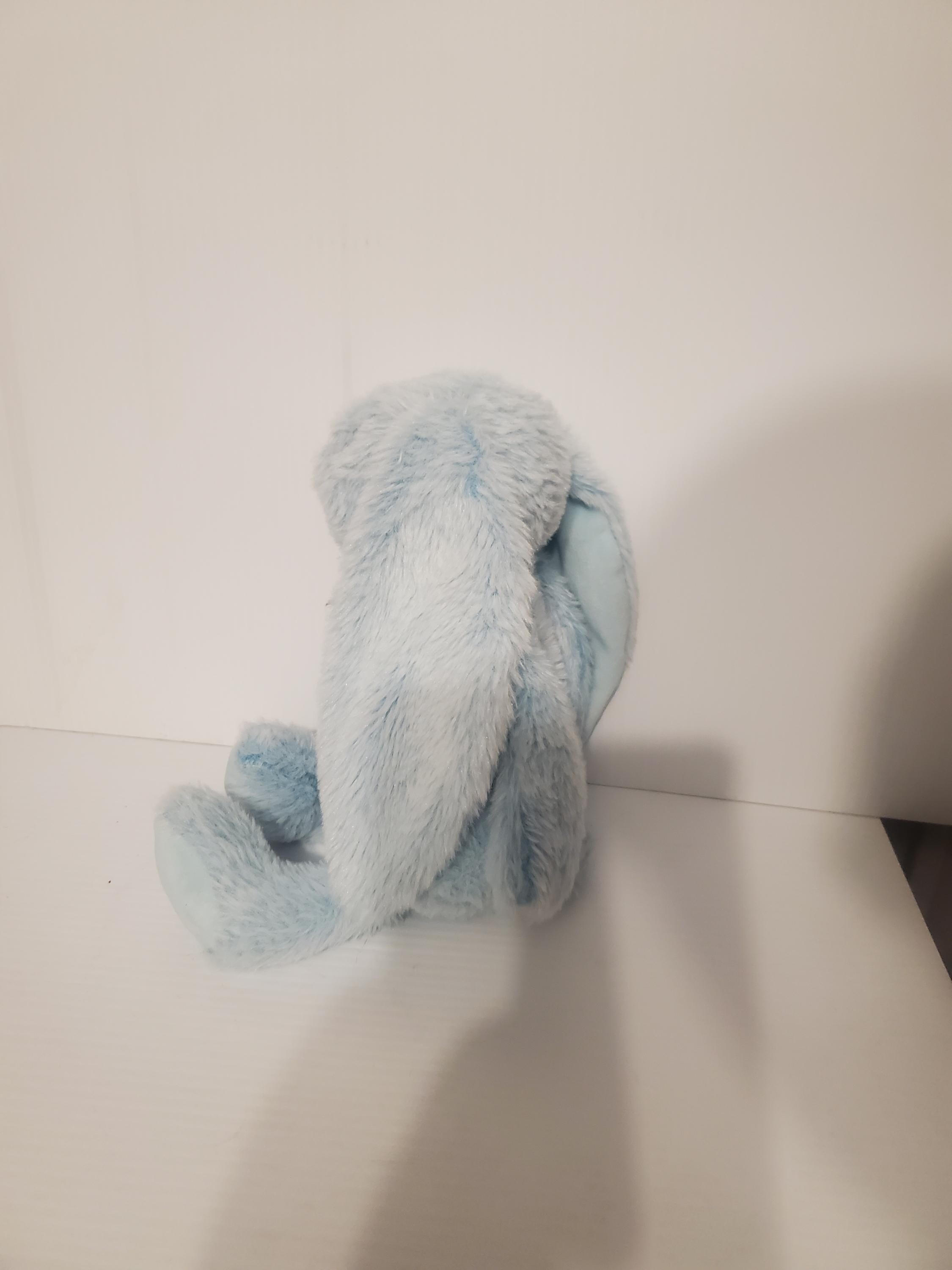 Kellytoy Stuffed Blue Bunny Rabbit Plush 12" Stuffed Toy Lovey Long ...
