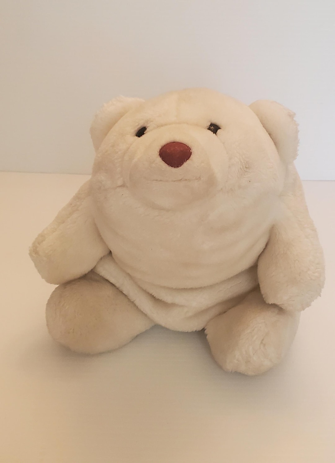 Vintage GUND Snuffles White Polar Bear Plush Stuffed Animal 11" Made ...