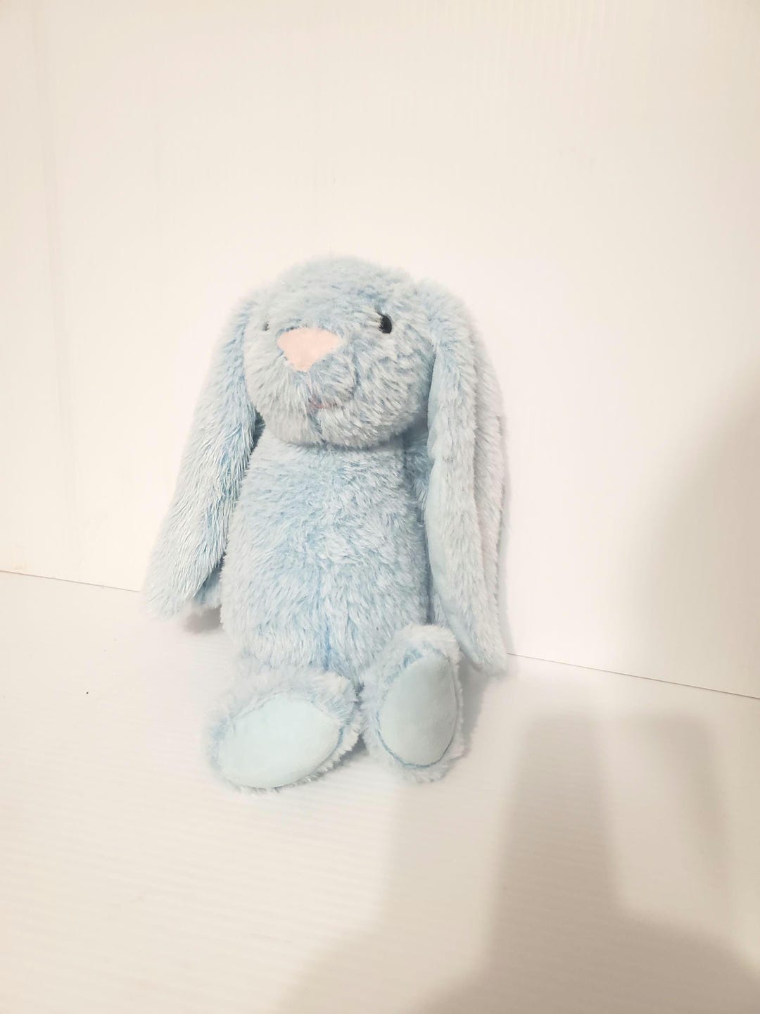 Kellytoy Stuffed Blue Bunny Rabbit Plush 12" Stuffed Toy Lovey Long ...