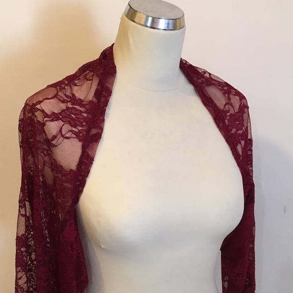 Red Shrug - Etsy