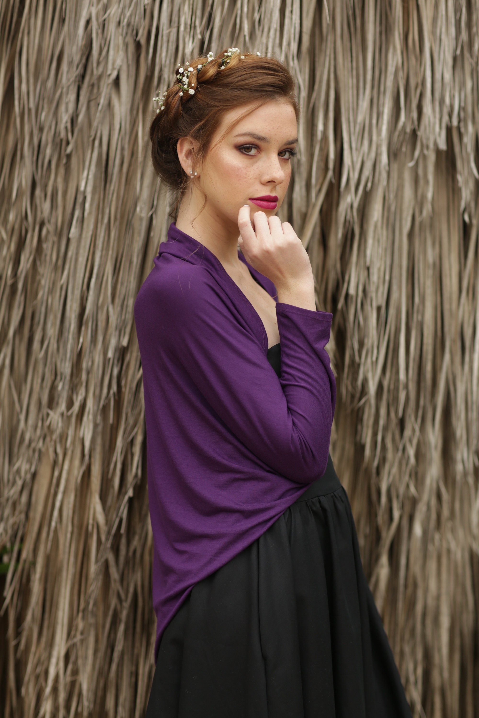Black Cardigan With Long Batwing Sleeves, Black Oversized Long Cardigan ...