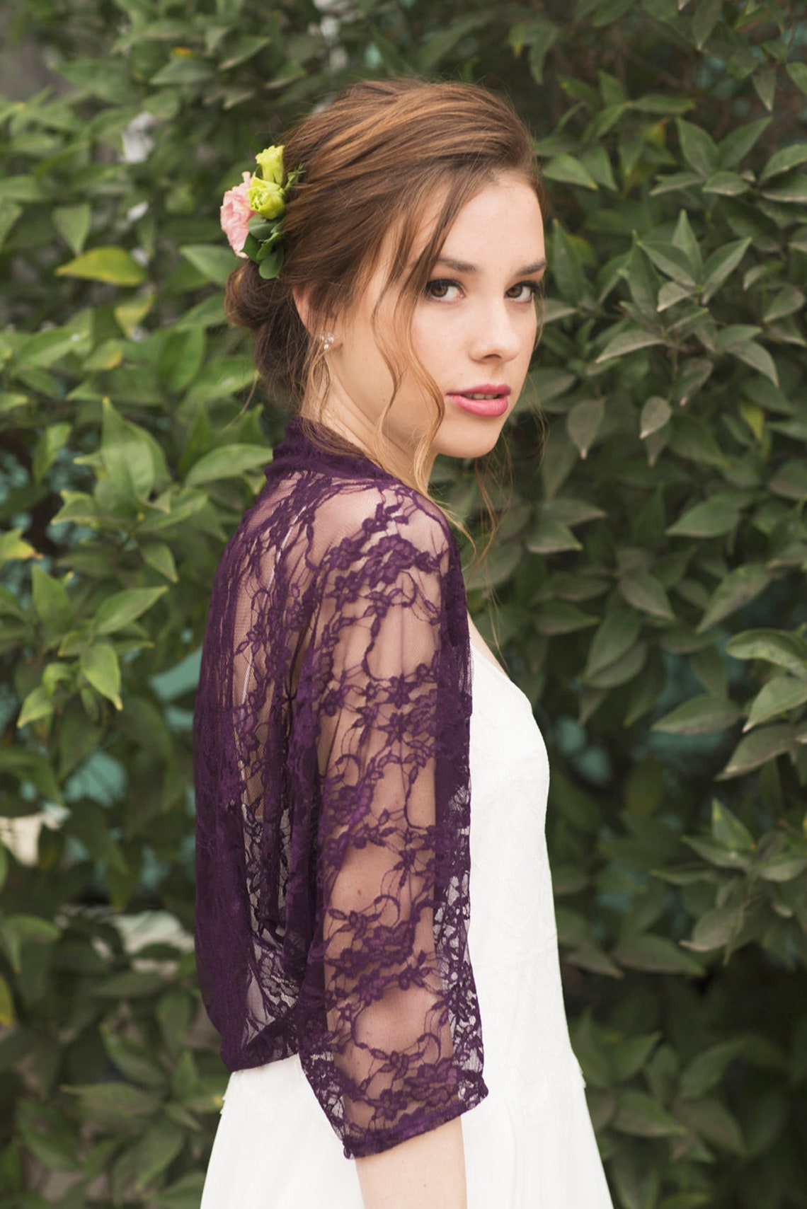 Navy Blue Lace Bolero Women's Floral Evening Shawl - Etsy