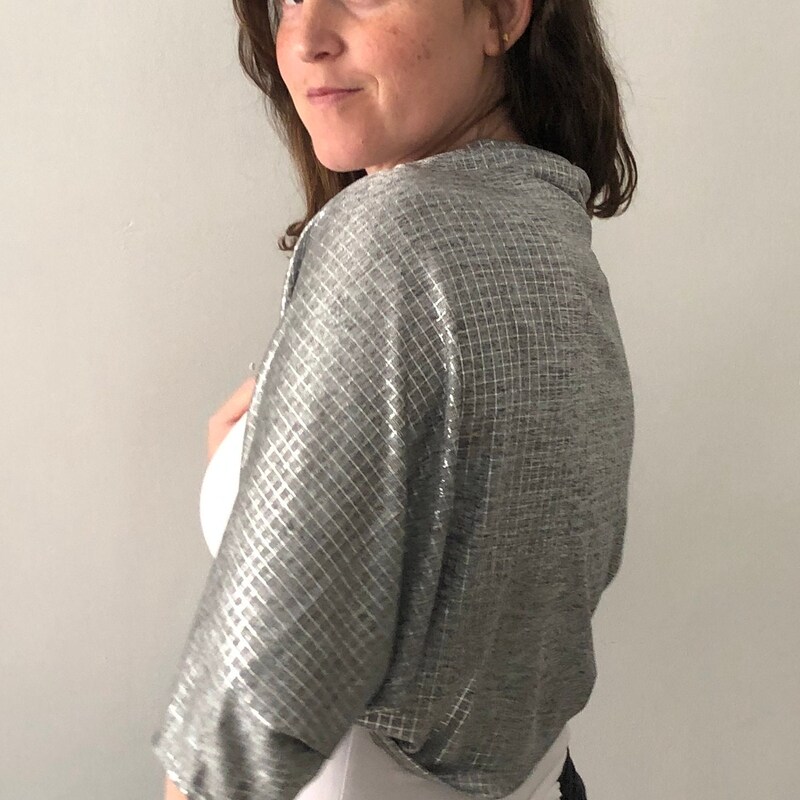 Silver Wrap Dress - Etsy