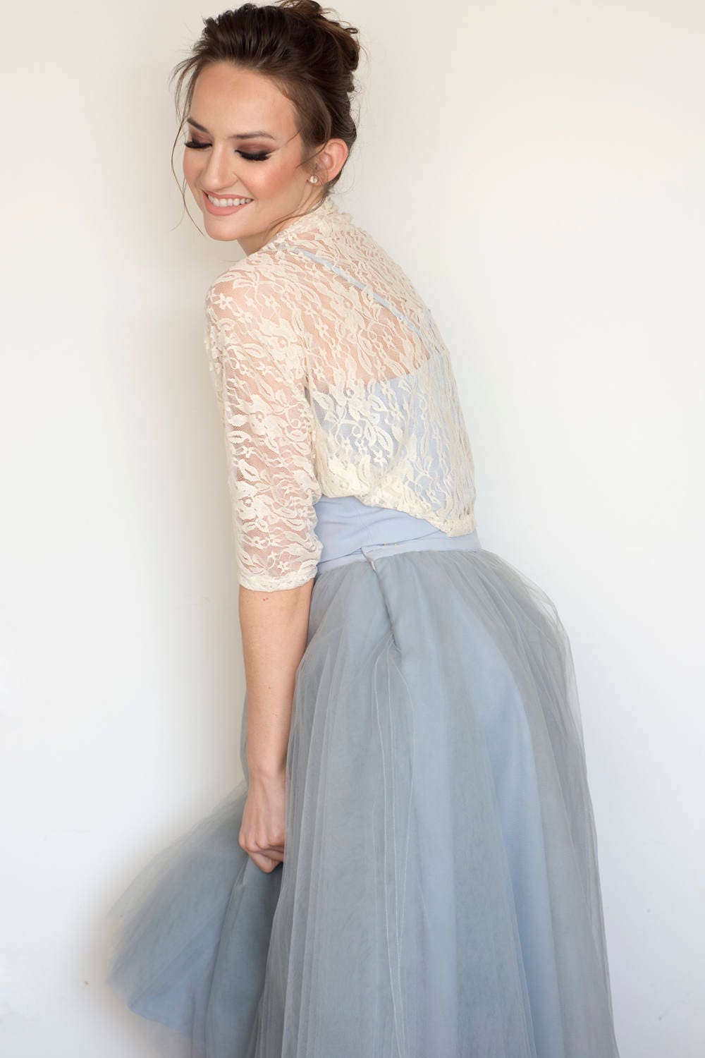 Plus Size Shrug Taupe Lace Bolero Plus Size Evening Bolero - Etsy