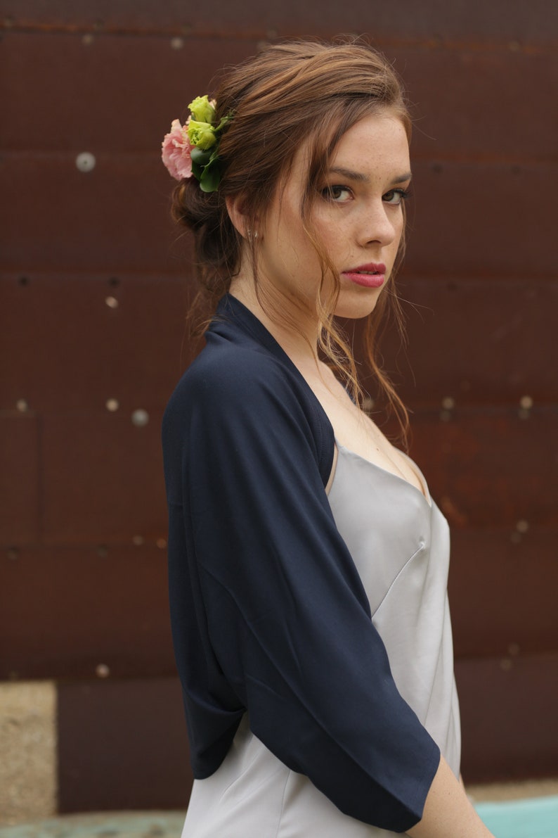 Purple Evening Bolero – Lightweight Oversized Shrug Jacket, Casual ...