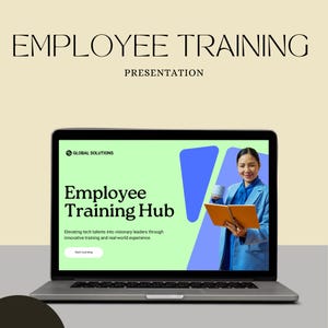 Employee Training Website Template – Editable in Canva - Etsy