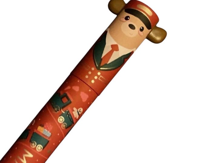 Ultra Rare, Limited Edition Legami Teddy Train Driver Erasable Gel Pen ...
